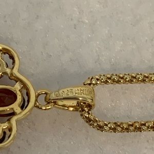 Technibond | Jewelry | Technibond Garnet Necklace | Poshmark